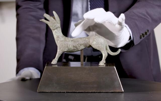 A Roman Dog Statue Found by Metal Detectorists | Art & Object
