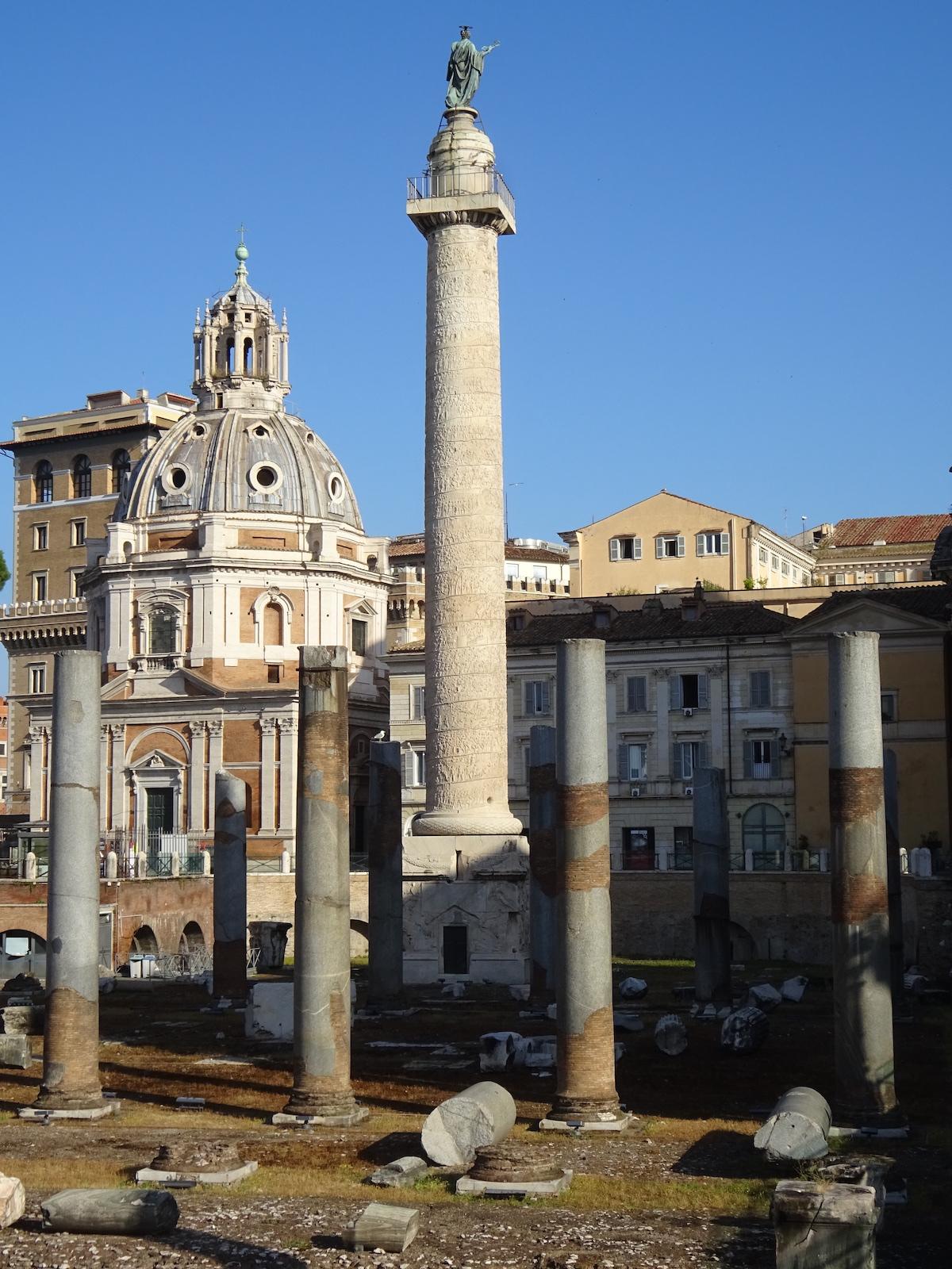 Putting up Ancient Columns in Rome | Art & Object Putting up Ancient Columns in Rome | Art & Object